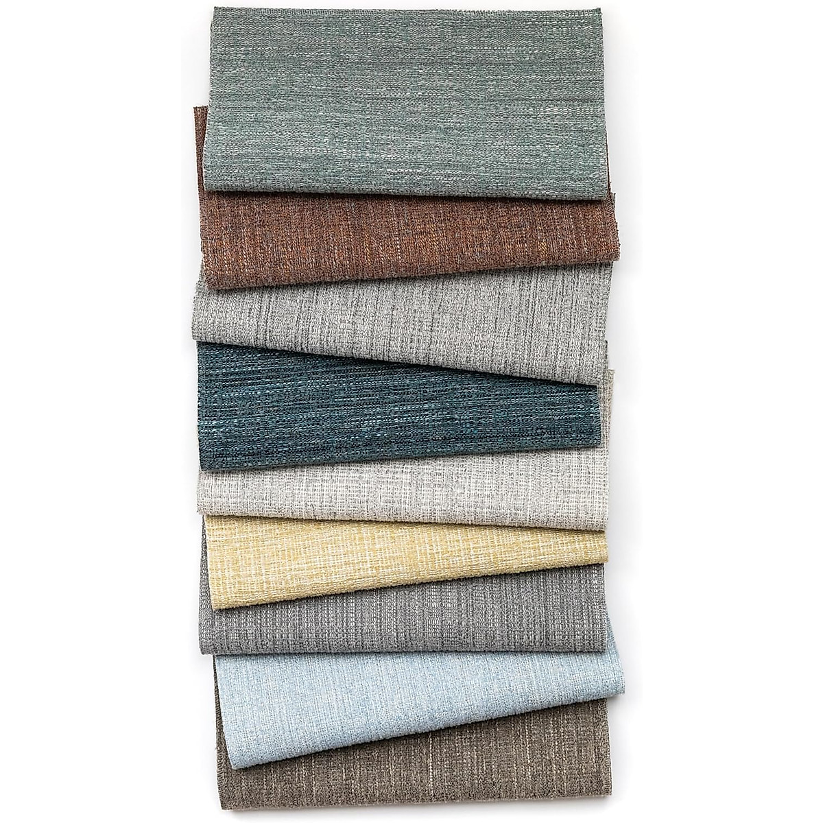 Liz Jordan-Hill Light Blue Stain Resistant Chenille Uphostery Fabric 100% Polyester Woven for Furniture, Sofa, Barstool, DIY Crafting (55" Wide Color - Johnny Cake - 2 Yards)