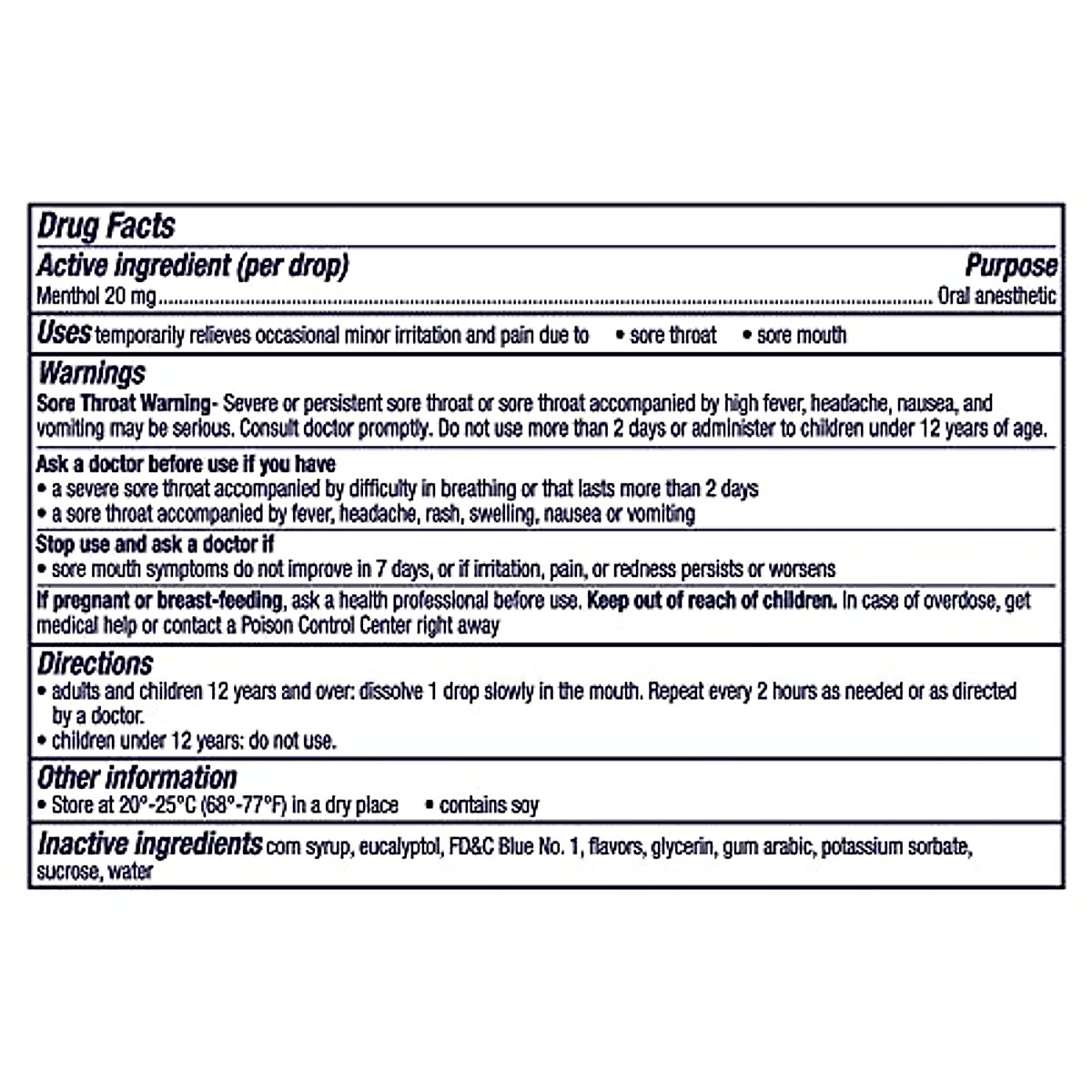 Vicks VapoCOOL Severe Medicated Drops 45ct, Maximum-Strength Relief to Soothe Sore Throat Pain
