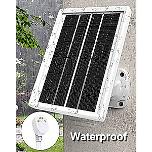 Solar Panel for Google Nest Camera, Camera Solar Panel Charger Work for Google Nest Cam(No Camera)