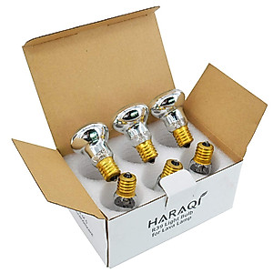 Replacement Bulbs for Lava Lamps,Glitter Lamps,R39 E17 25 Watt 6 Pack Reflector Bulbs