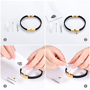 Minicremation Cross Cremation Jewelry Urn Bracelet for Ashes Genuine Leather for Women Men Keepsake Memorial Cuff Bangle Braided Wristband Bracelet for Men