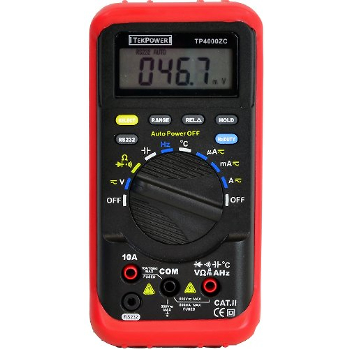 Tekpower TP4000ZC PC Based USB Interfaced Auto Ranging Digital Multimeter, MS8220R Alike, Computer DMM