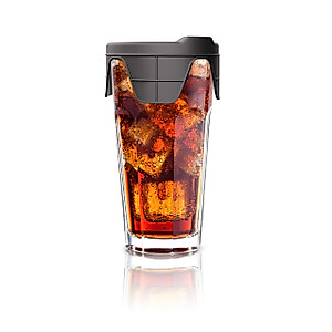 Jokari Stretchy, Silicone Travel Cup or Mug Covers 2 Pack. Spill-Proof and Tight Universal Fitting Insulation Lids Seal to Keep Coffee, Tea, Hot Chocolate, Warm Cider and Other Hot Beverages Heated