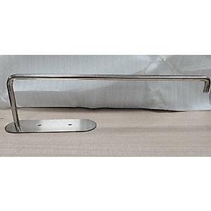 Luxbon Paper Towel Holder -Self Adhesive or Drilling ,Black Paper Towel Holder Under Cabinet for Kitchen, Bathroom,SUS304 Stainless Steel(Black+2pcs Adhesive Hooks)