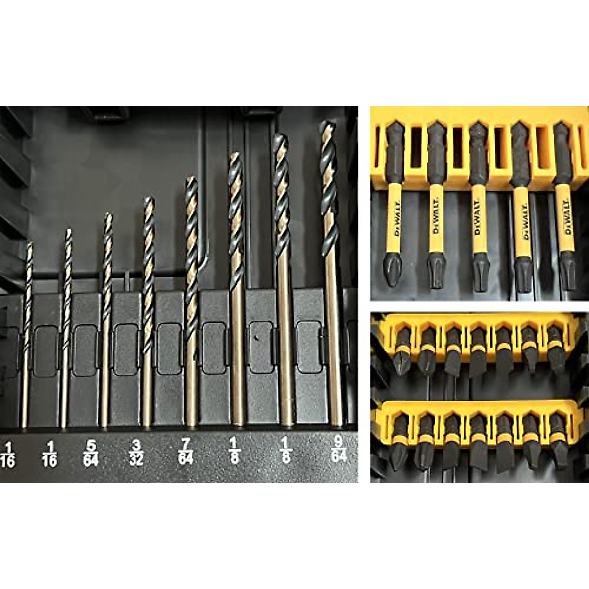 DEWALT Screwdriver and Drill Bit Set (FlexTorq impact Driver bit set 100pc)