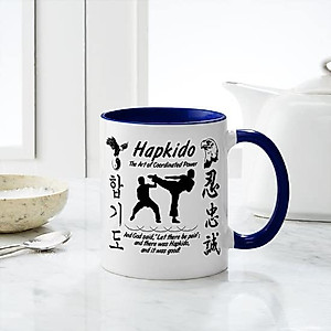CafePress Hapkido Shirt Trim White Mugs Ceramic Coffee Mug, Tea Cup 11 oz