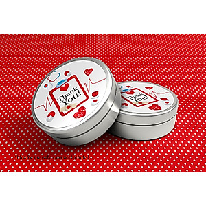 Nursing School Graduation Nurse Appreciation Themed Sticker Labels, 40 2" Party Circle Stickers by AmandaCreation, Great for Party Favors, Envelope Seals & Goodie Bags