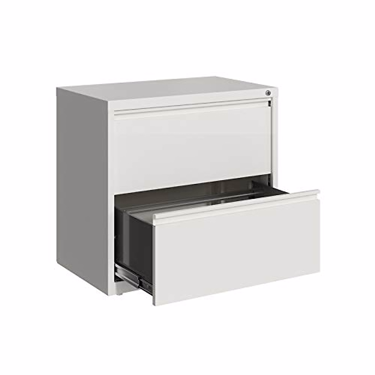 Hirsh 30-in Wide HL10000 Series 2 Drawer Metal Lateral File Cabinet White