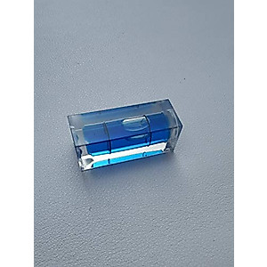 UMEI High precision rectangular horizontal bubble Spirit Bubble Level, Photo Frame Wall Square Level Bubble Level Inclinometer Frame Picture Hanging Measuring Tools(40x15x15mm)