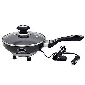 Roadpro RPSL-335 12V Portable Frying Pan Frying Pan Black Small