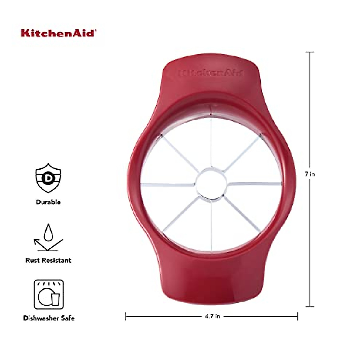 KitchenAid Classic Fruit Slicer, One Size, Red