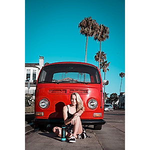 Coldest Insulated Water Bottle with Handle Lid | Leak Proof, Insulated Modern Stainless Steel, Triple Walled, Sport Thermos Bottles, Metal Flask | 32oz