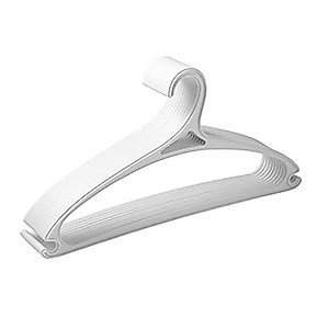 YASEZ 20pcs Plastic Clothes Hanger for Adults Children, No Trace, Non Slip, Stackable Storage Hanger Drying Racks for Wardrobe Balcony (Color : D, Size : 41.7 * 1.5 * 21.2 cm)
