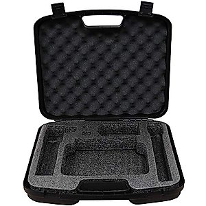 Audio 2000S S6073M UHF Wireless Lavalier Microphone System with Balanced XLR and 1/4-Inch Outputs, Volume Control, and Hard PVC Carrying Case