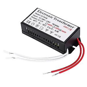160W Electronic Transformer,AC110V to AC12V Power Supply Electronic Transformer for Halogen Lamp Beads