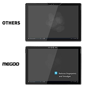 Megoo Screen Protector for Surface Book 2 13.5 inch, Tempered Glass/Easy installation/Scratch resistant, Compatible for Microsoft Surface Book 1/2