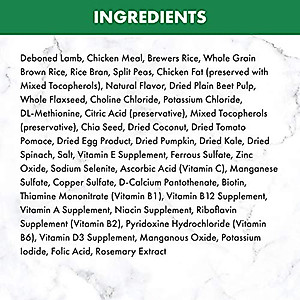 Nutro Natural Choice Small Bites Adult Dry Dog Food, Lamb & Brown Rice Recipe Dog Kibble, 12 lb. Bag