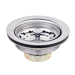 Keeney 1431SSBX Sink Strainer with Fixed Post Basket, Stainless Steel