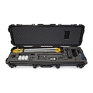 Nanuk 995 Waterproof Hard Case with Custom Foam Insert for DJI Ground Station RTK w/Wheels - Black (995-RTK1)