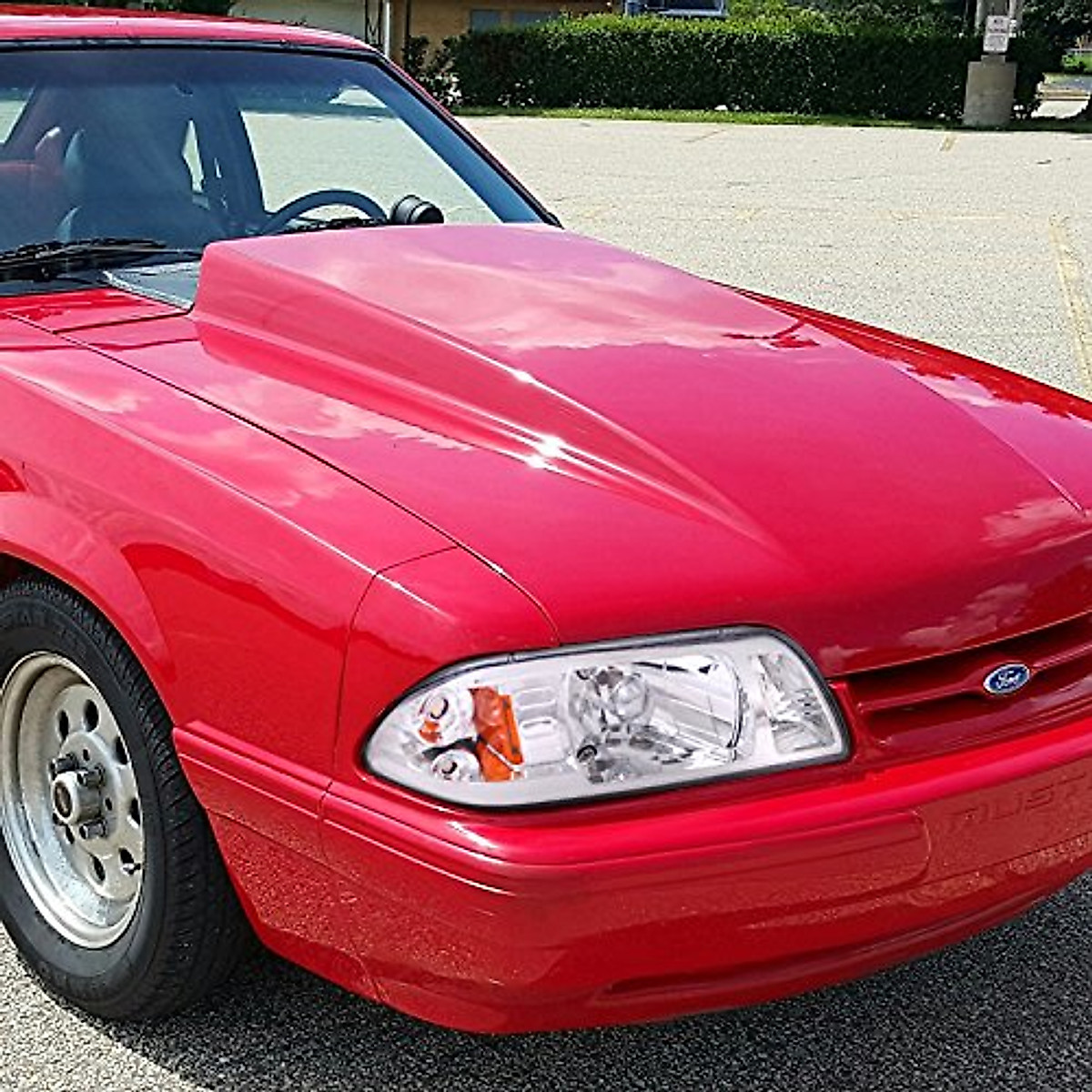 Spec-D Tuning 2LCLH-MST87-RS Ford Mustang Lx Gt Headlights W/Corner Lamps 1Pc. Chrome