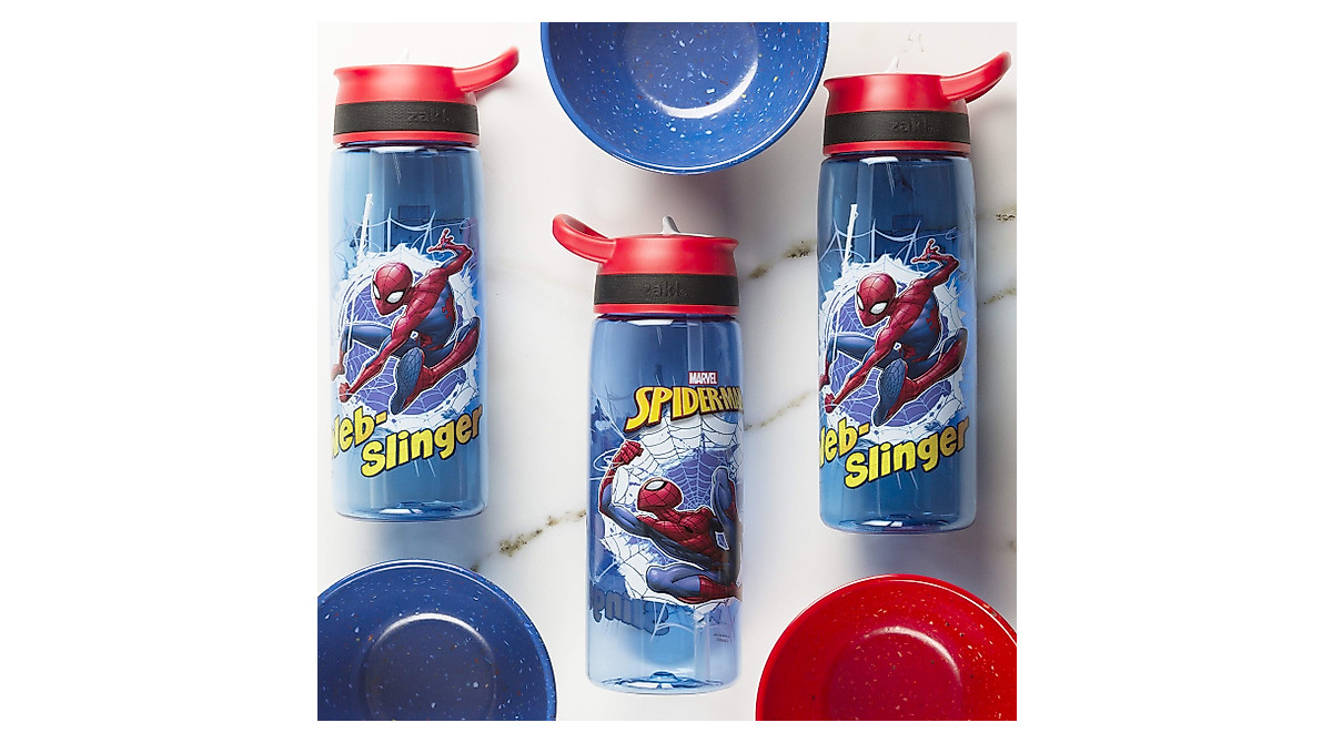 Zak Designs 25oz Spider-Man Water Bottle - BPA-Free