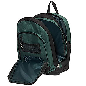 Double Compartment Backpack Color: Black