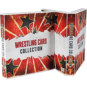 UniKeep WWE WrestleMania Themed Collectible Card Storage Binder - Comes With 20 Card Pages