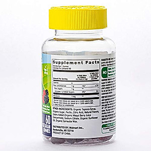 Spring Valley Kid's Melatonin 1 mg Sleep, 60 Vegetarian Gummies (Pack of 2)