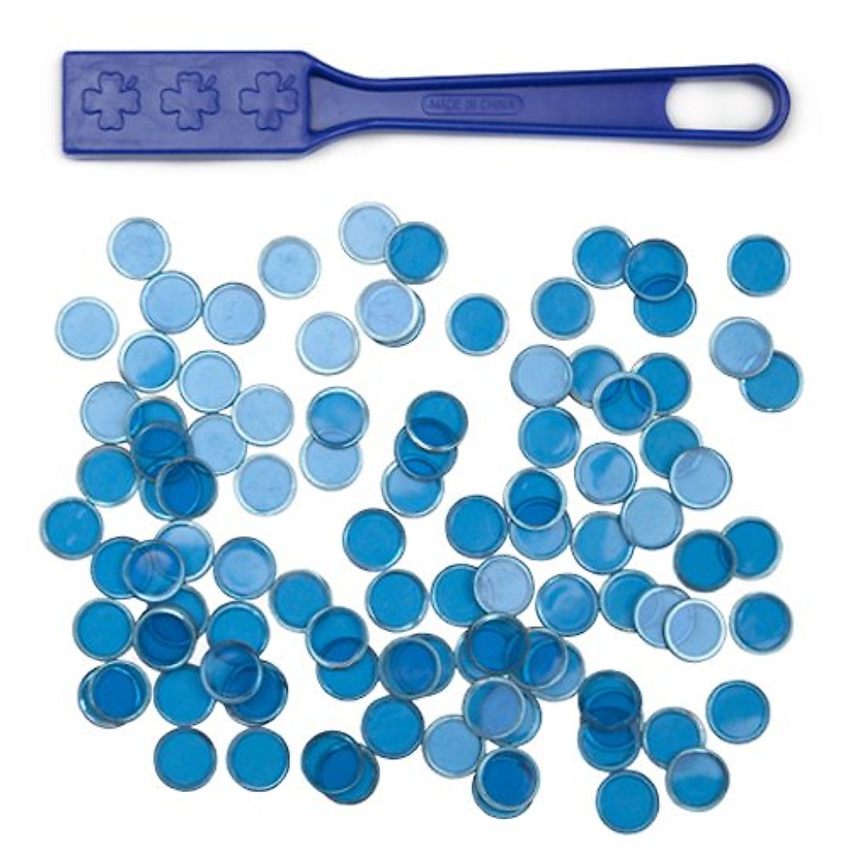 Magnetic Bingo Wand with 100 Metallic Bingo Chips - Choose from 4 Colors!