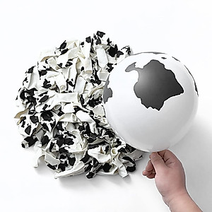 BALONAR 135Pcs Cowgirl Pink Balloons Arch Garland Kit with 18/10/5inch Sand White Coffee Cow Print Farm Animal Gold Balloons for Girl Birthday Party Baby Shower Birthday Supplies ((Pink)