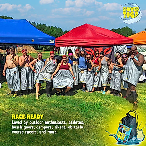 Shower Toga – Wearable Shower Garment, Privacy RV & Camping Shower, Surf Poncho, Shower Tent, or Portable Changing Room, Camping, Pool, & Outdoor Shower, Standard Size