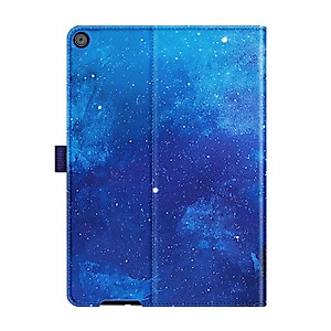 Fintie Folio Case for Onn. 10.1" Tablet 2020 (Model: 100011886), Multiple Angle Viewing Smart Stand Protective Cover with Pocket, Pencil Holder for Onn 10 inch Tablet 2020 Generation 2 (Starry Sky)