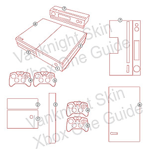 Vanknight Vinyl Decal Skin Stickers Cover Anime for Original Xbox 1 Console Controllers