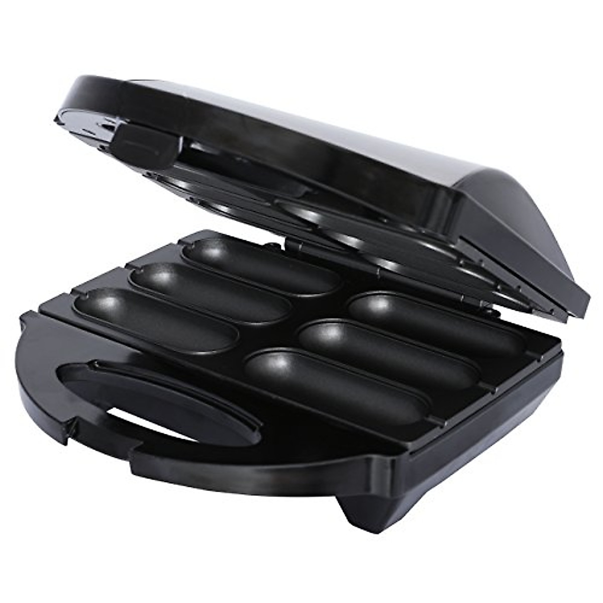 Brentwood TS-601S Non-Stick 6 Mini Corn Dog Maker, Stainless Steel