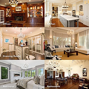 Xtricity LED 5.5W Flame Tip Filament Candelabra Light Bulbs, 60W Equivalent, 500 Lumens, 3000K Soft White, Dimmable, 120V, E12 Candelabra Base, Energy Star, (6 Pack)