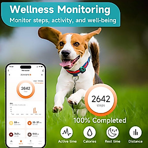 GPS Tracker for Dogs and Cats with Health Monitor and GPS Dog Fence, Eye Wipes for Pet, No Monthly Fee, Mini GPS Pet Tracker, 200 Count Cat Dog Eye Wipes Tear Stain Remover, Presoaked Eye & Face Wipes