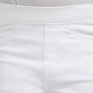 Levi's Girls' Skinny Fit Pull On Jeggings, White, 16