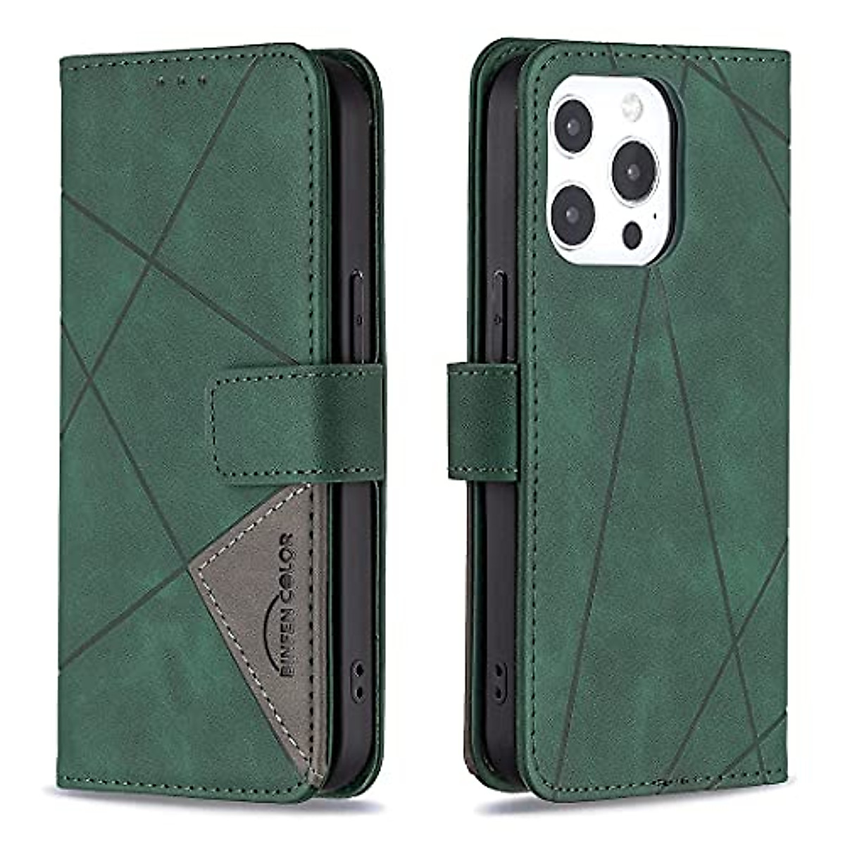 Fansipro Wallet Folio Case for SAMSUNG Galaxy A40, Premium PU Leather Slim Fit Cover for Galaxy A40, 3 Card Slots, 1 Transparent Photo Frame Slot, Durable Strong, Green