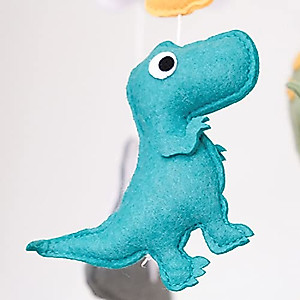 Vlokup Dinosaur Baby Crib Mobile, Dino Baby Mobile, Neutral Nursery Mobile Decoration for Pack N Play, for Baby Boy & Girl