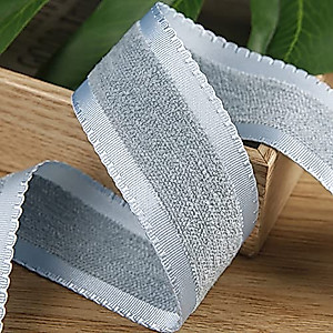 10 Yards/Roll Double Sided Polyester Flocking Belt Bowknot Hair Bow Knot Clothing Hat Decoration Lace Velvet Ribbon