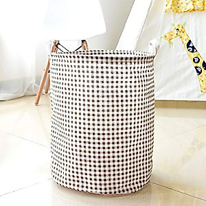 AKIMPE Storage Bins Foldable Large Cubes Collapsible Fabric Box Basket Organizer Containers Tote with Dual Handles for Cloth Home Nursery Office Toys Closet Shelf Drawer