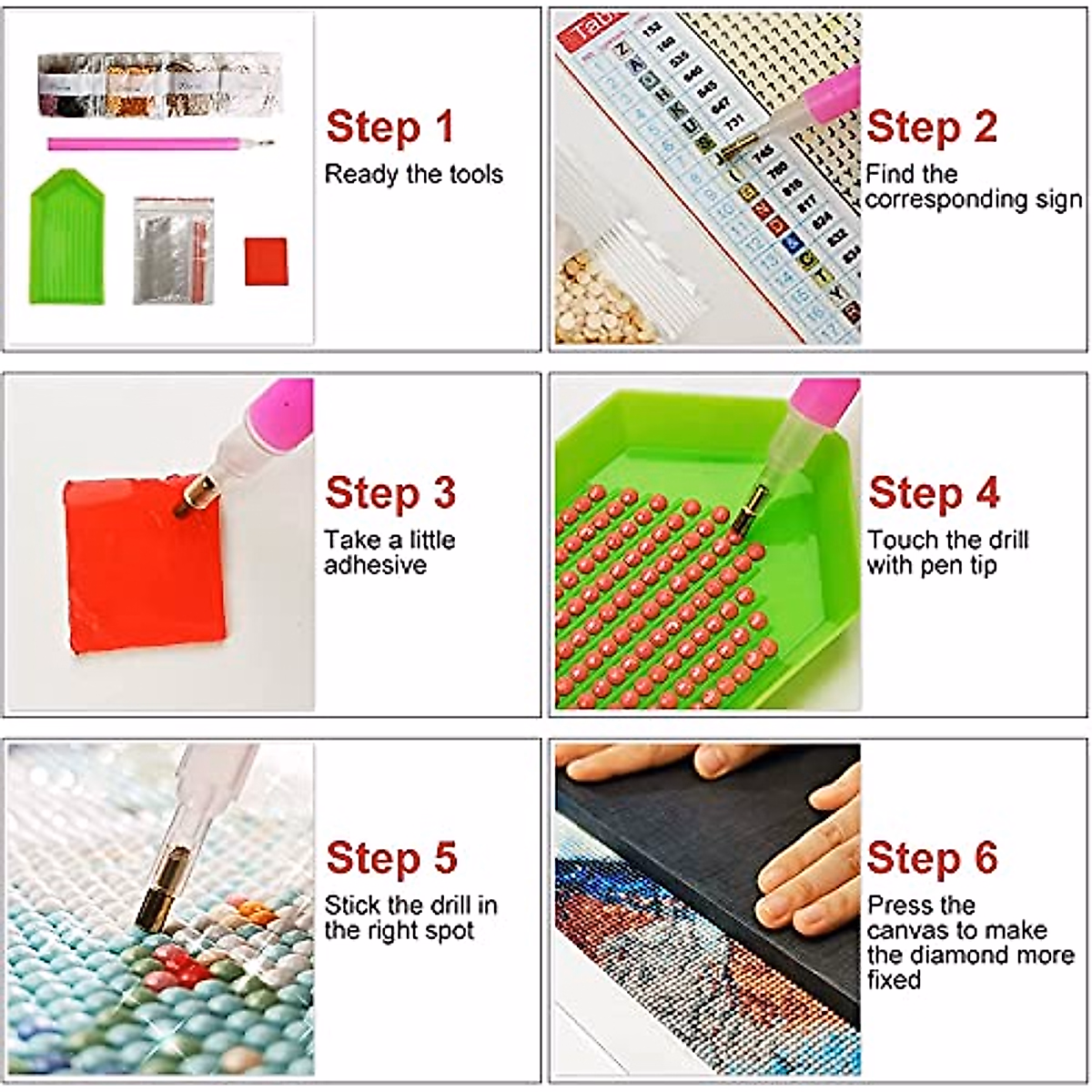 Nzhidey Mushroom Diamond Painting Kits 2 Pack-Mushroom Diamond Art Kits for Adults,Butterfly Gem Art Kits for Adults for Gift Home Wall Decor(12x16inch)