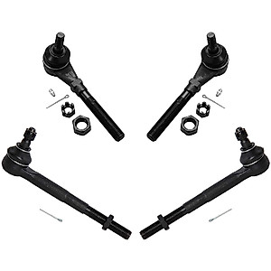 Detroit Axle - 12pc Front End Suspension Kit for 2WD Ford Expedition F-150 F-250 Navigator 2 Upper Control Arms 2 Lower Ball Joints 2 Sway Bars 4 Tie Rods Outer & Inner 2 Pitman Idler Arms Replacement