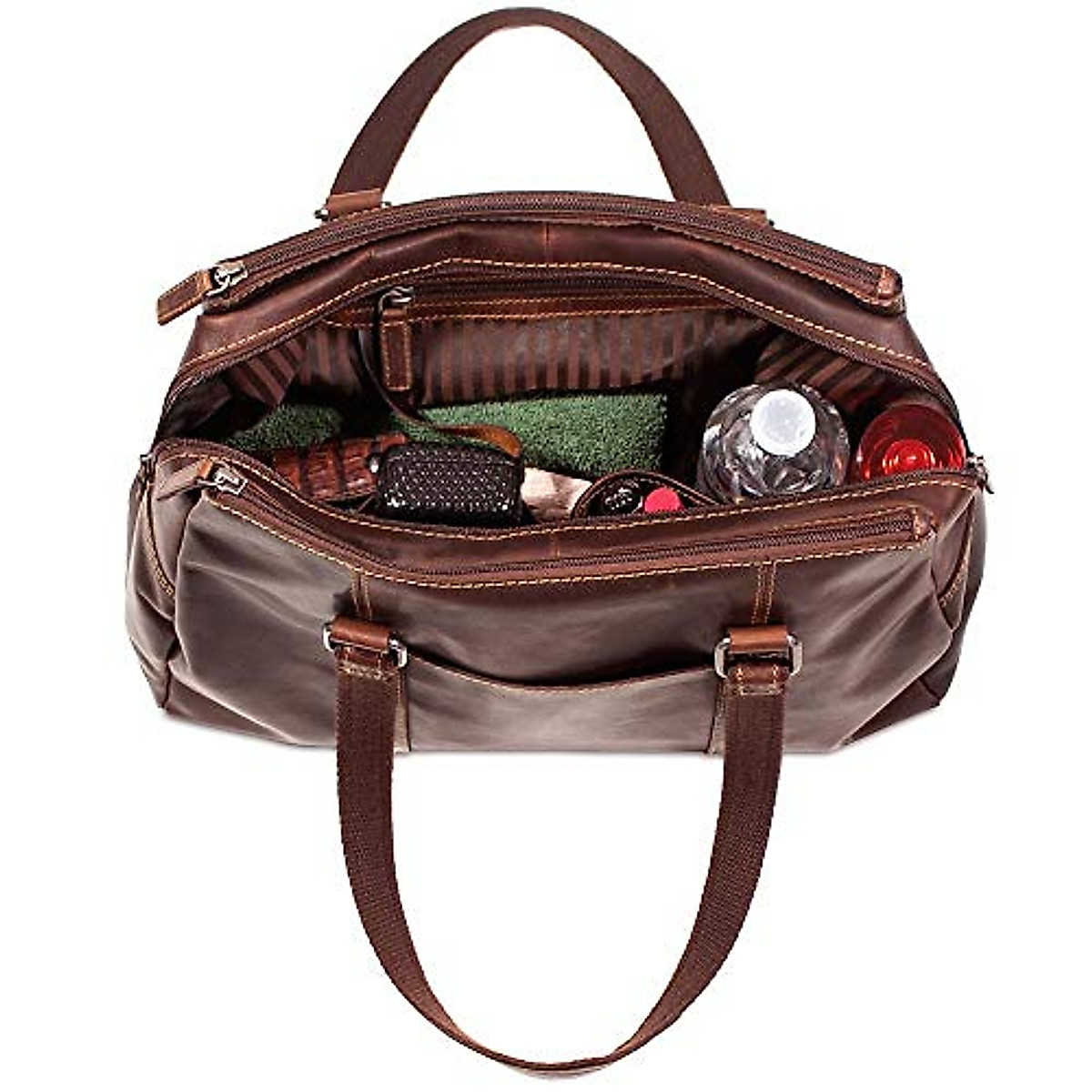 Voyager Satchel Bag #7815 (Brown)