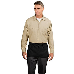 Port Authority novelty-and-special-use Medium Length Apron with OSFA Black