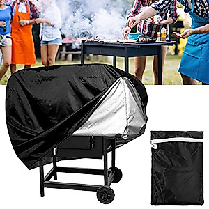 Garden Barbecue Protector, Rainproof 80x66x100cm Waterproof BBQ Cover with 1 X Storage Bag for Travel for Outdoor for Park