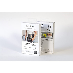 Beblau TWIST PACK (S & L included) ELASTIC PORTABLE ORGANIZER attachable to your laptop, notebook, PC screen.. Anything! Office, Home & School | Laptop accessory | Backpack | PERSONAL ORGANIZER