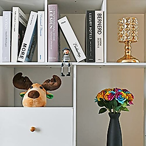 Mandy's 10pcs Rainbow Flowers Artificial Silk Rose Flowers for Mother's Day Home Decoration Bridal Wedding Bouquet and Parties