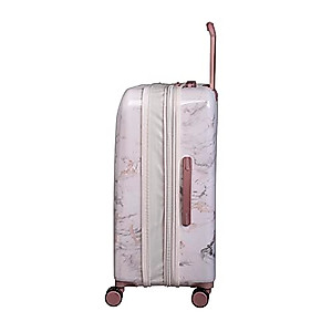 it luggage Sheen 31" Hardside Checked 8 Wheel Expandable Spinner, Marmo Rose Print, 32"