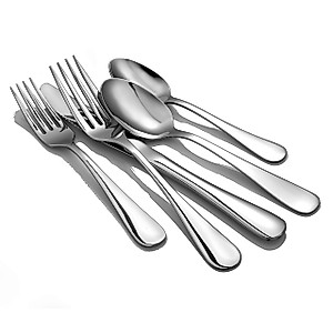 Liberty Tabletop Annapolis 63 Piece Flatware Set Service for 12 Includes 3pc Service Set MADE IN USA